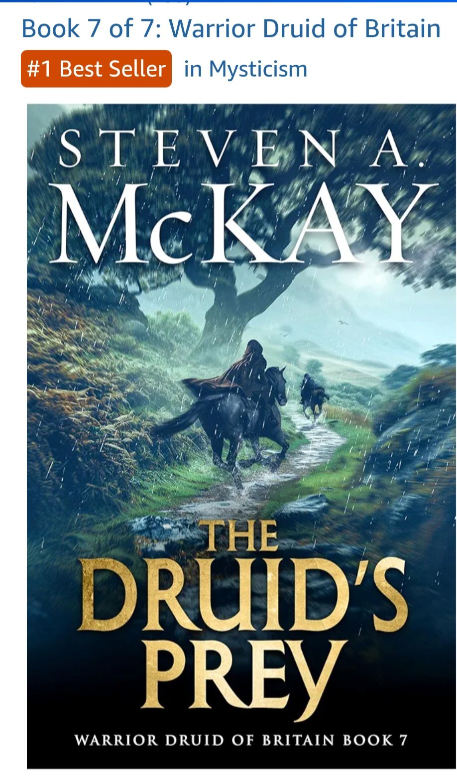 📚Book Review📚 – The Druid’s Prey by Steven A. McKay – Book 7 – Warrior ...